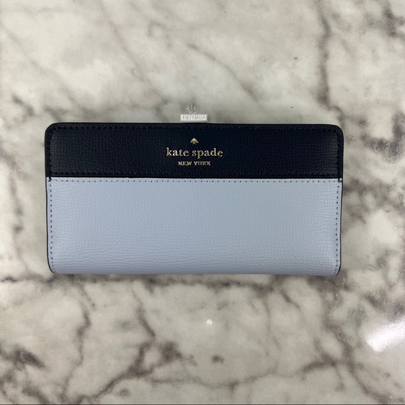 kate spade | Bags | Kate Spade Darcy Colorblock Large Slim Bifold ...
